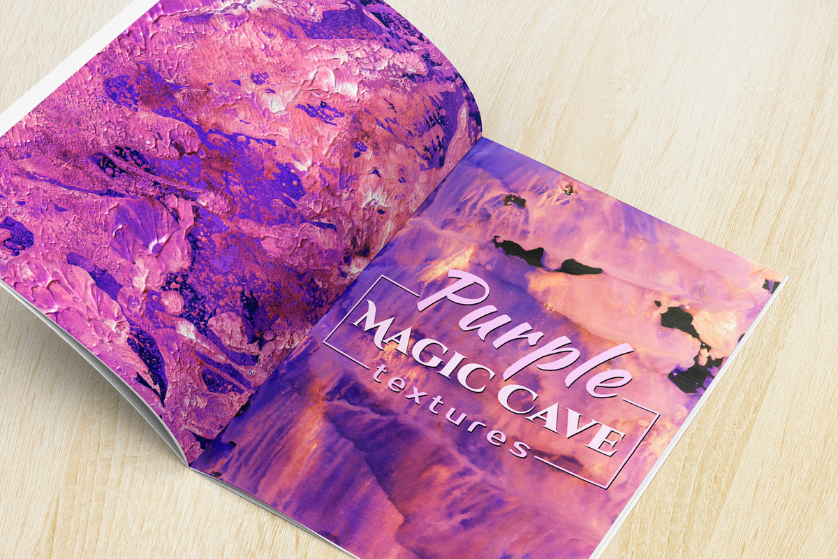Purple MAGIC CAVE Textures, a Texture Graphic by ekaart