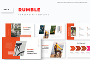 Rumble - Powerpoint Template, a Presentation Template by AQR Studio