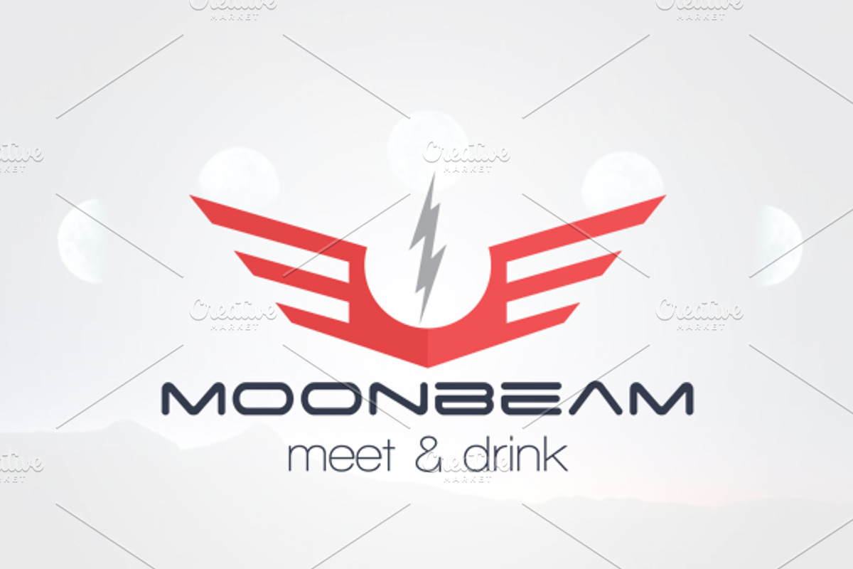 MoonBeam Logo Template, a Branding & Logo Template by LuisFaus