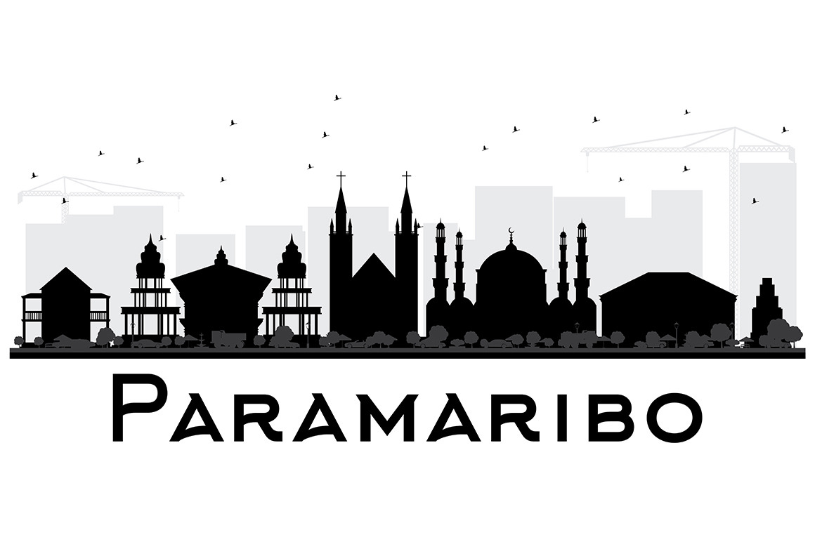 Paramaribo City skyline, a Person Illustration by Booblgum | Creative ...