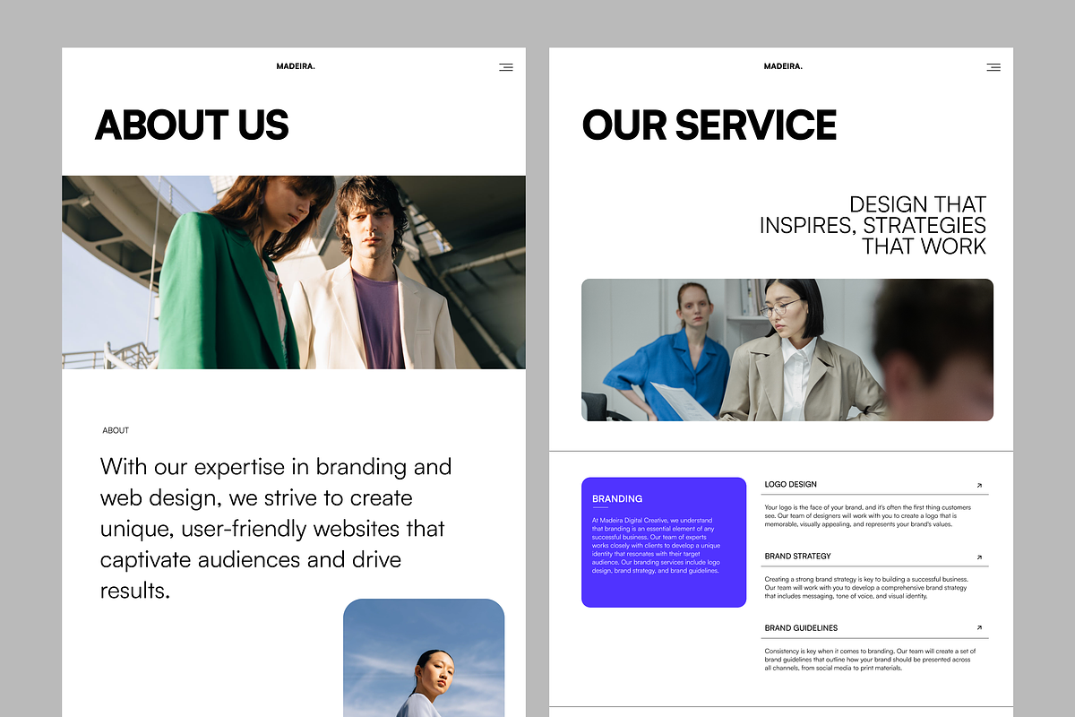 Madeira - Framer+Figma Landing Page, an UI Kit Template by Dirtytemp Studio