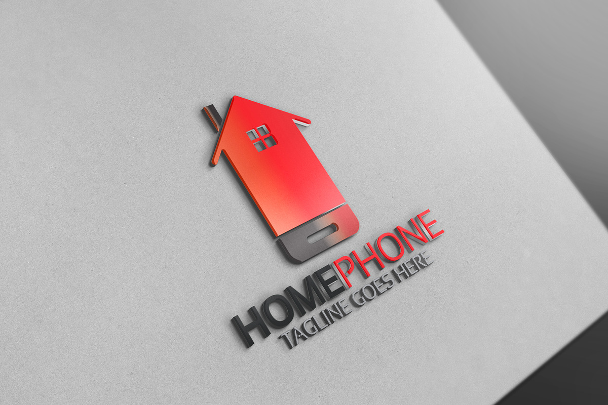 Home Phone Logo, a Branding & Logo Template by Josuf Media