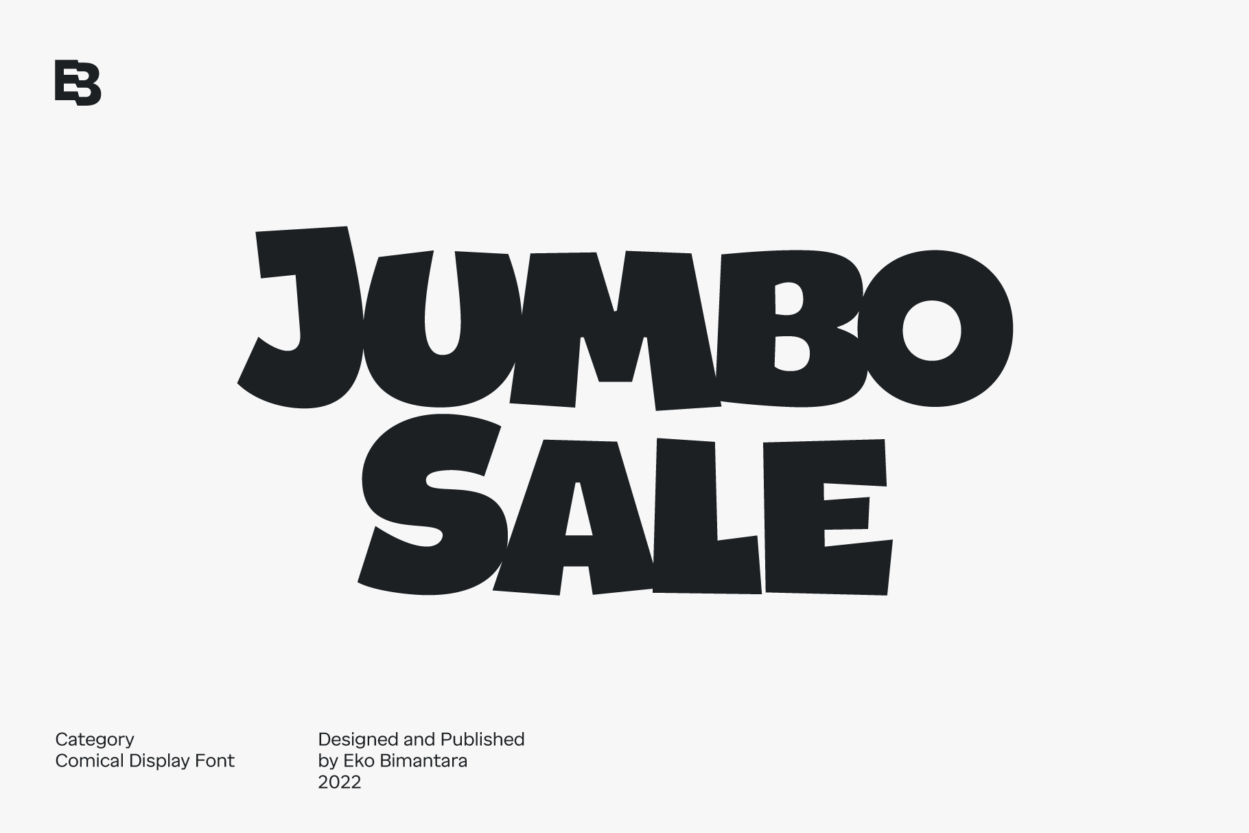 Jumbo Sale, a Sans Serif Font by Eko Bimantara | font jumbo, jumbo font ...