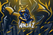 ninjaz - Mascot & Esport Logo, a Branding & Logo Template by AQR Studio