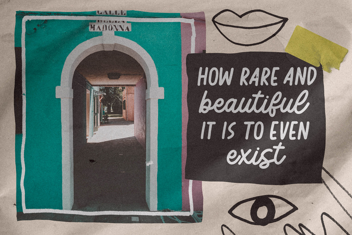 Summer Journal - Scrapbook Fonts, a Script Font by Konstantine Studio