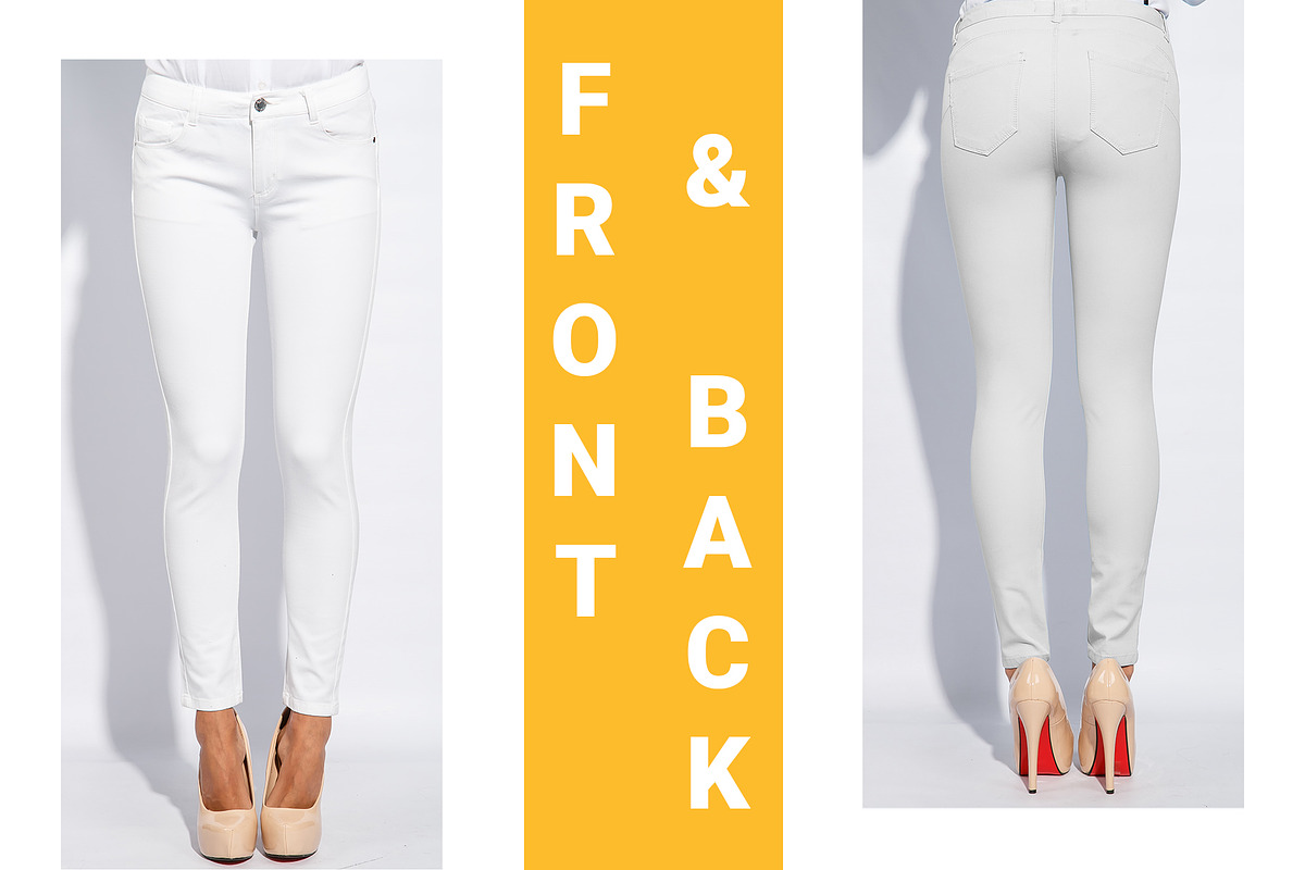 Women's pants mockup set, a Bottom Mockup by Neutral Mockups