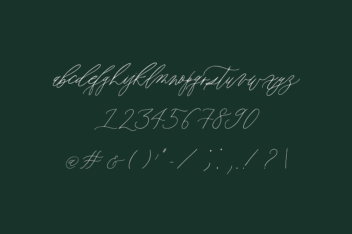 Grace - Modern Calligraphy Script Font | Creative Market