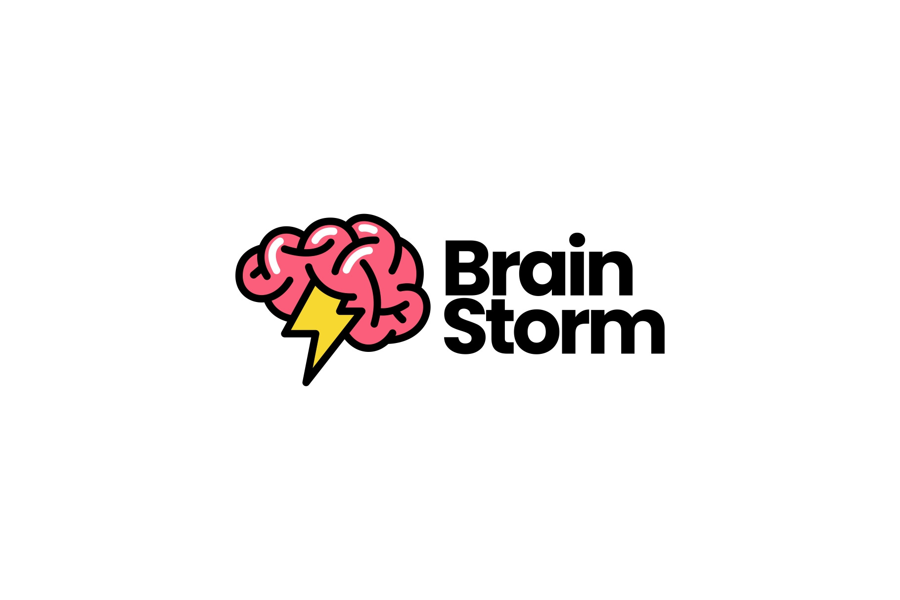 brain storm smart idea creative, a Branding & Logo Template by vastard