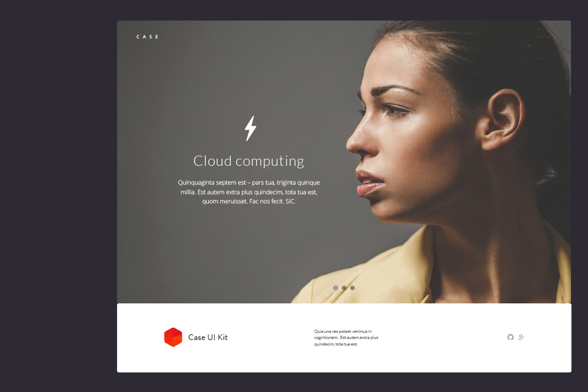 CASE UI Kit, a Templates & Theme by Burocrate shop