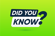 Did you know-poster template design, a Work Illustration by Soufone