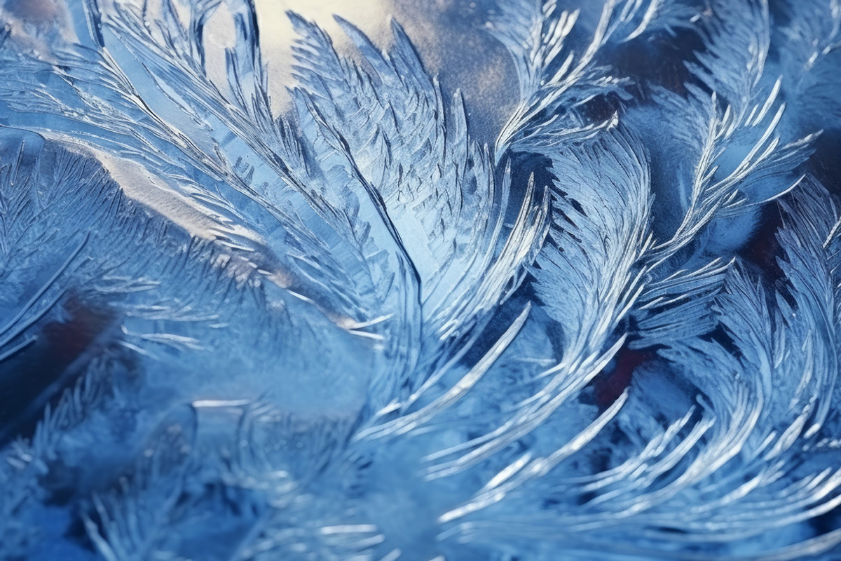 Frozen ice patterns, a Background Graphic by Handmadefont