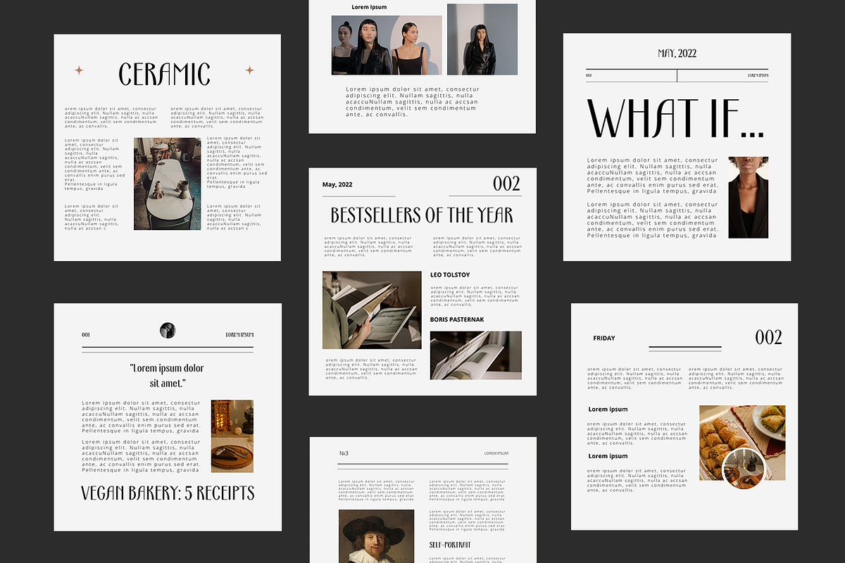 NEWSPAPER SOCIAL MEDIA CANVA PACK