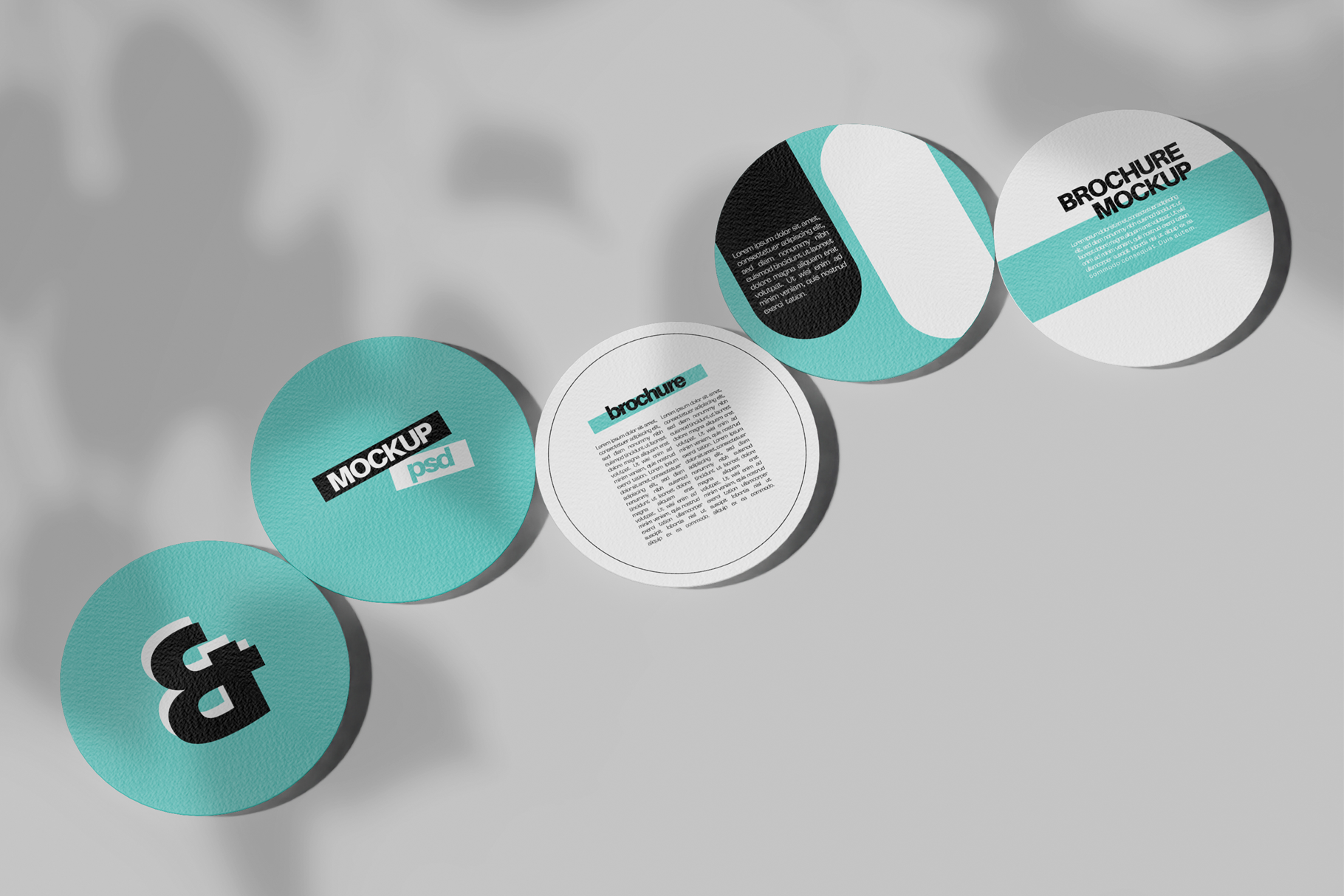 Circle Brochure Mockup