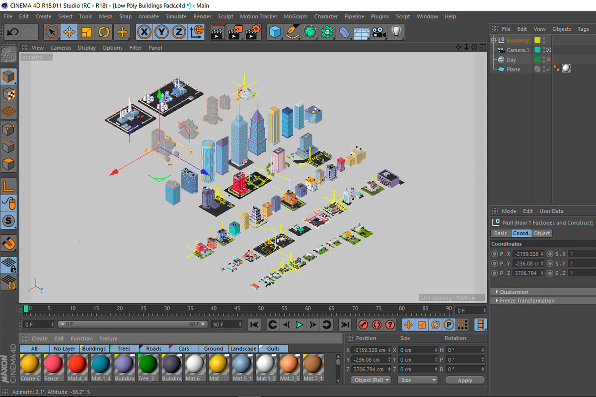 Low Poly Buildings Pack, an Architecture 3D Model by Anton Moek