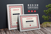 118. Modern Certificate Template, a Stationery Template by CreativeRezwan
