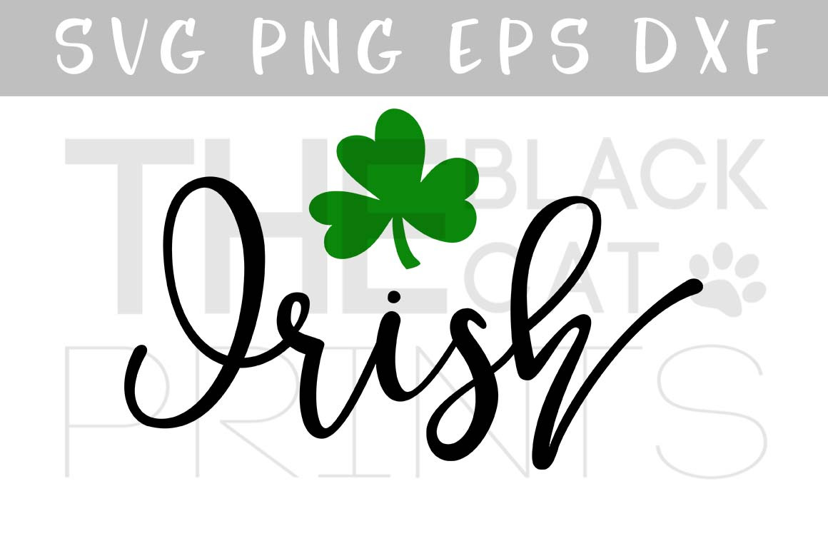 Irish SVG DXF EPS PNG, an Illustration by TheBlackCatPrints