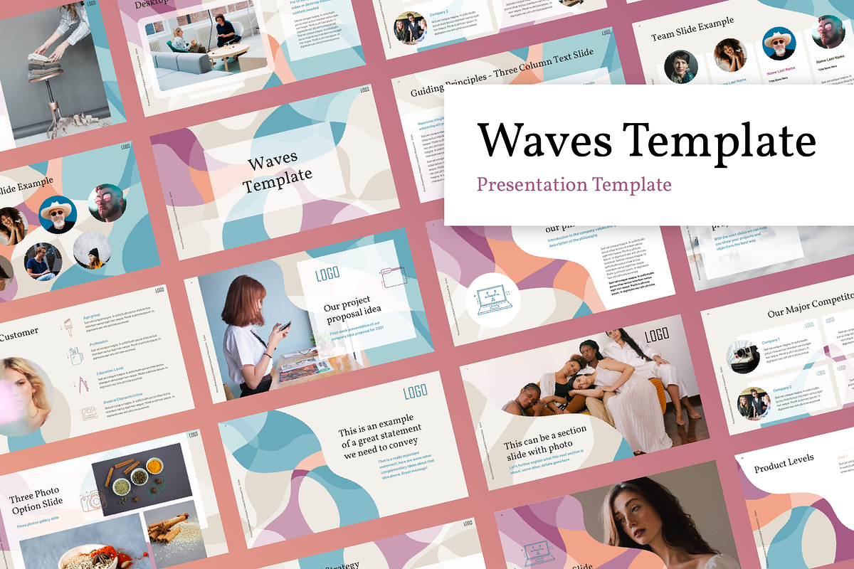 Waves - PPT Template