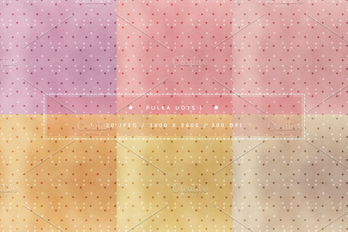 Polka dots Background I, a Texture Graphic by Orange Fox