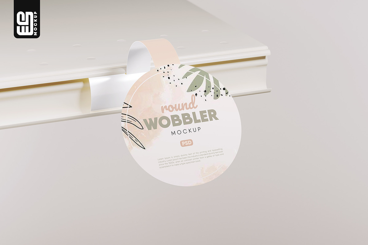 Shelf Wobbler Mockup, an Advertising Mockup by SD Mockup