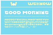 good morning font | Creative Market