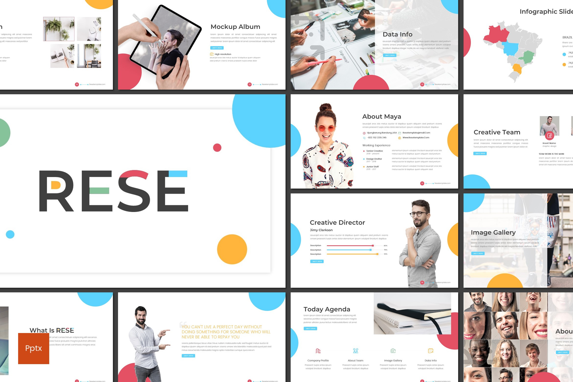 Rese - Powerpoint Template, a Presentation Template by inspirasign