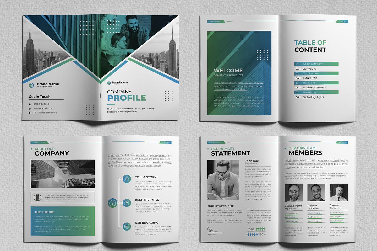 Company Profile Design Layout
