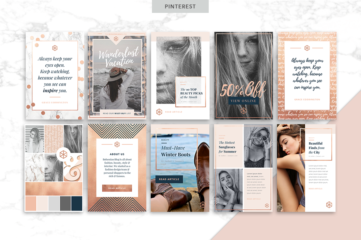 Canva Template Social Bundle