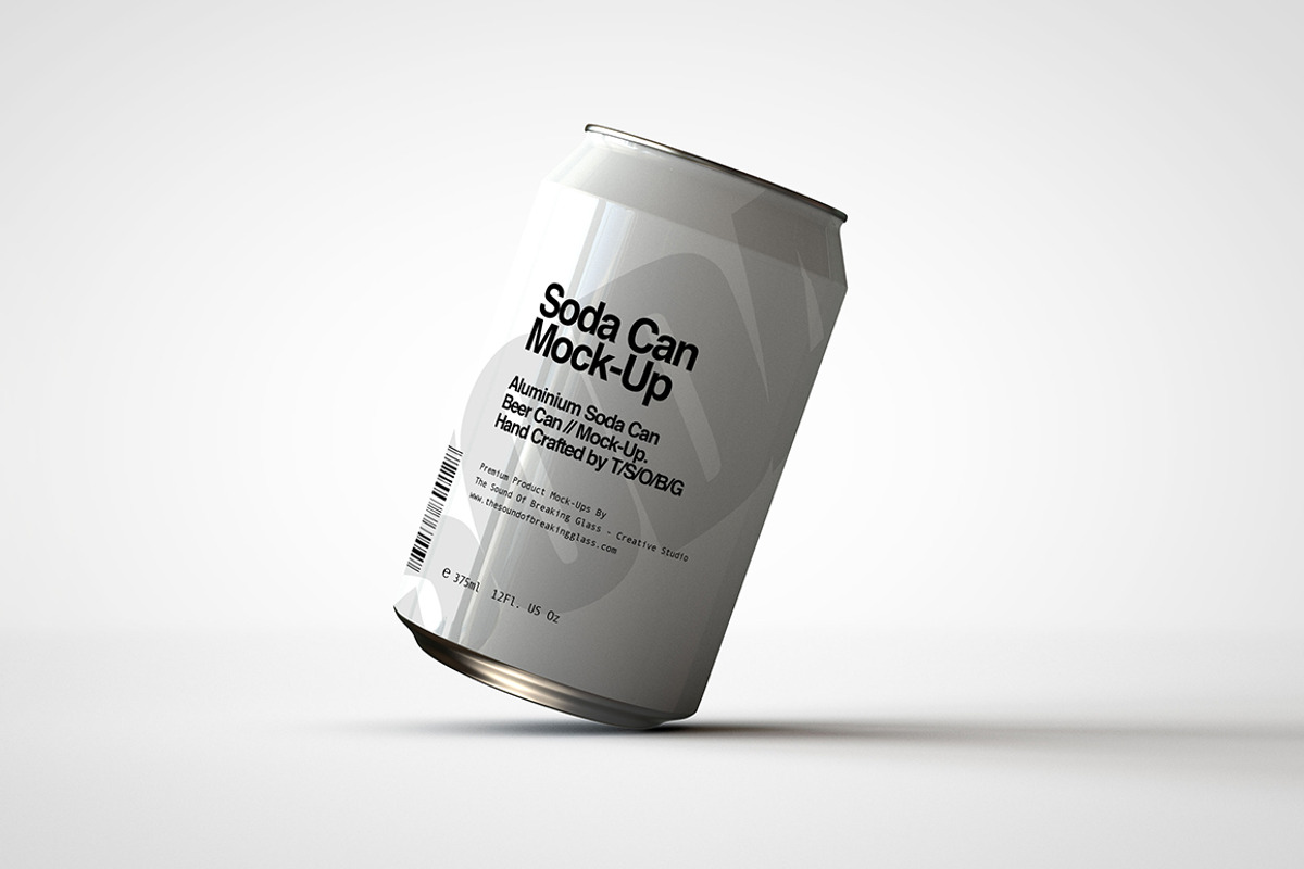 Soda Can | Beer Can Mock-Up 1, a Product Mockup by TSOBG