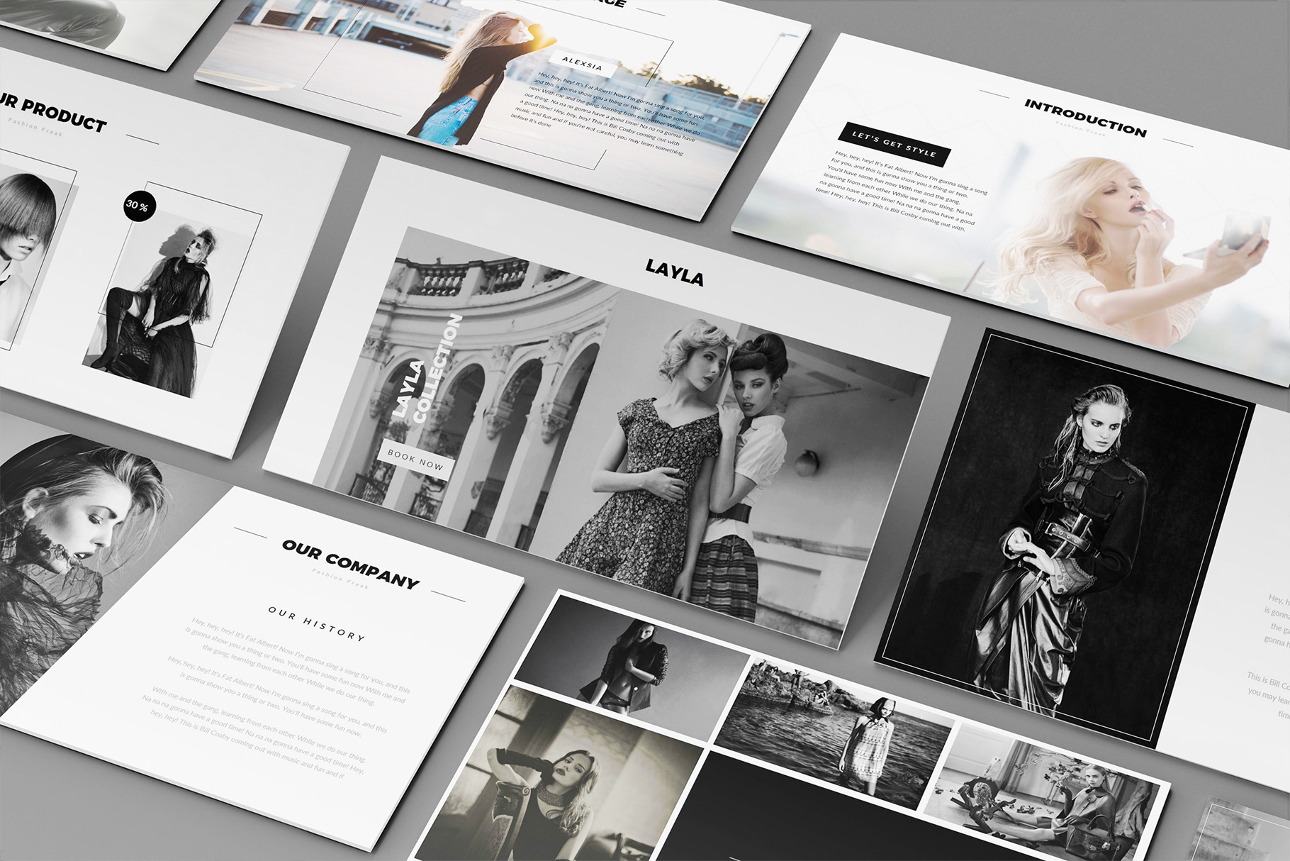 Fashion Keynote Presentation, a Presentation Template by Incools Stokie