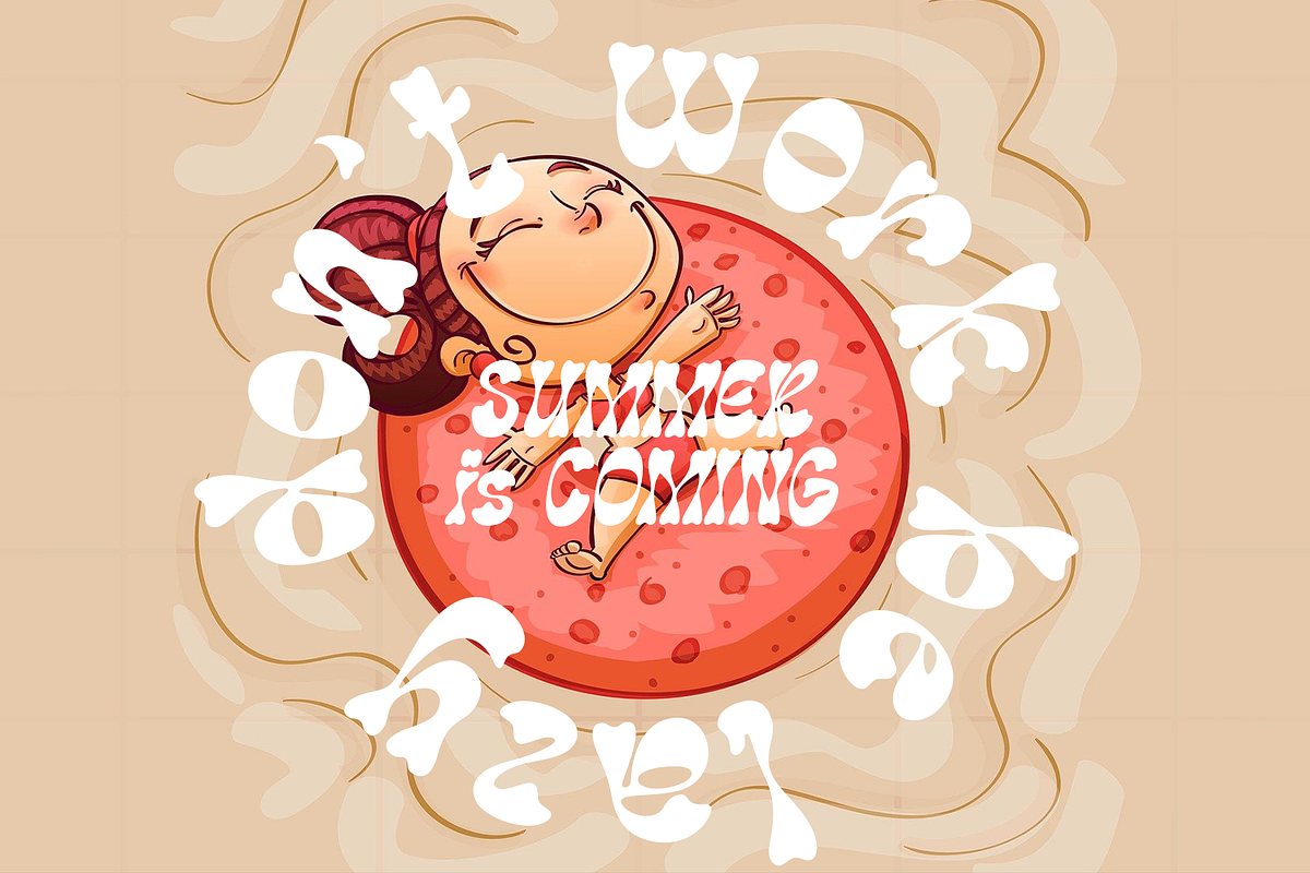 Balegita Groovy Typeface, a Font by madeDeduk