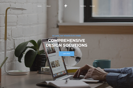 Vertical - One Page HTML Template, a Landing Page Template by Codeberry