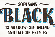 Pack of 12 Hand drawn Black Fonts | Sans Serif fonts ~ Creative Market