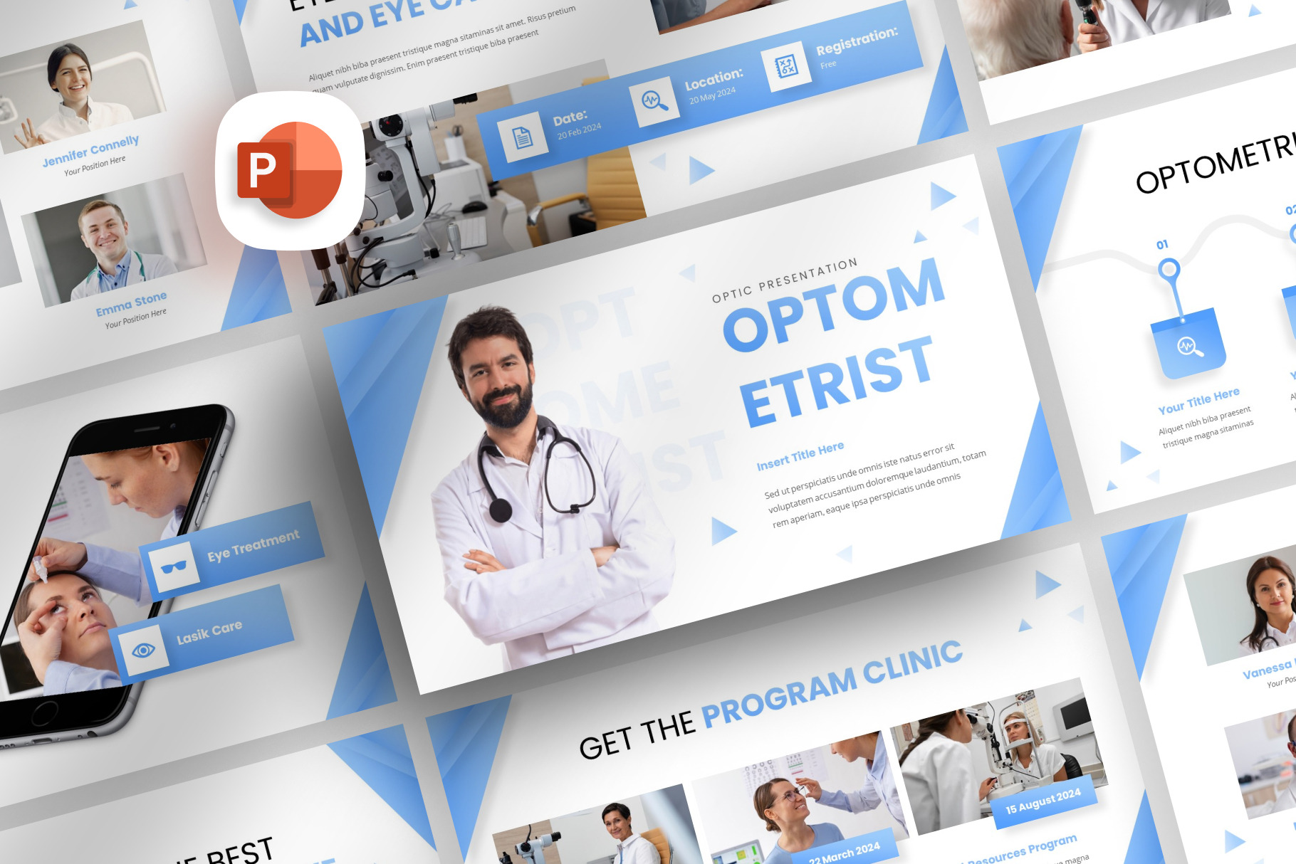 Professional Optometrist - PowerPoint Template | Creative Market