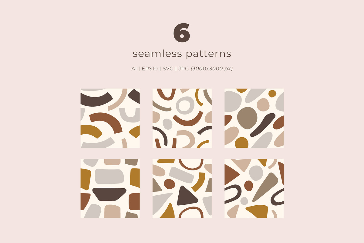 Abstract Organic Background Kit
