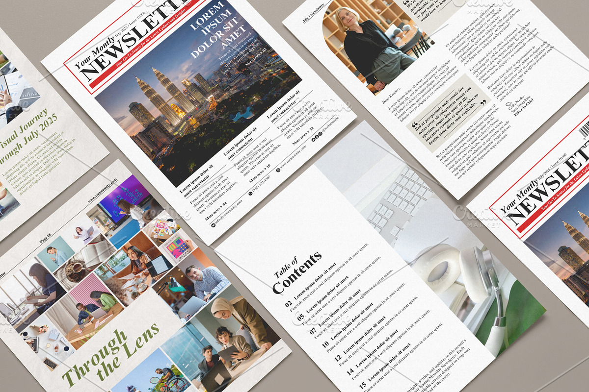 Canva Newsletter Template