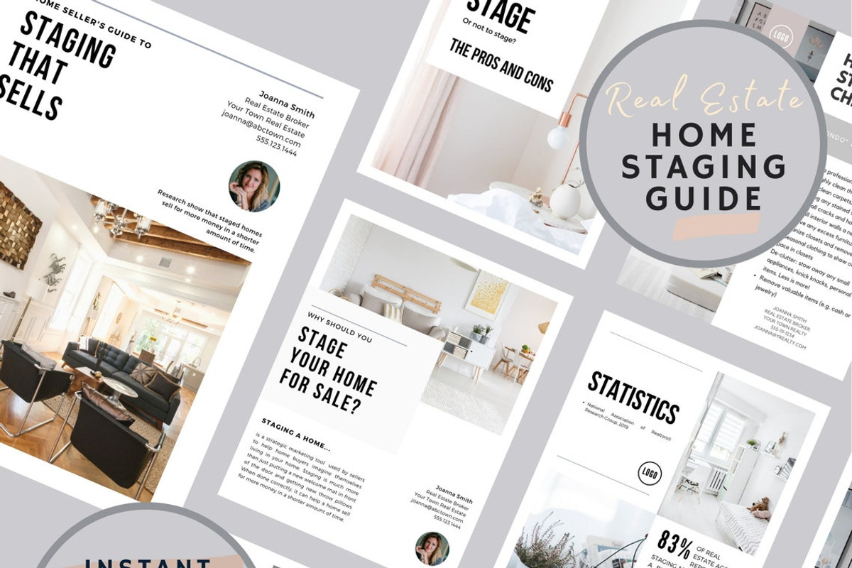Home Staging Guide Flyer CANVA | Creative Market