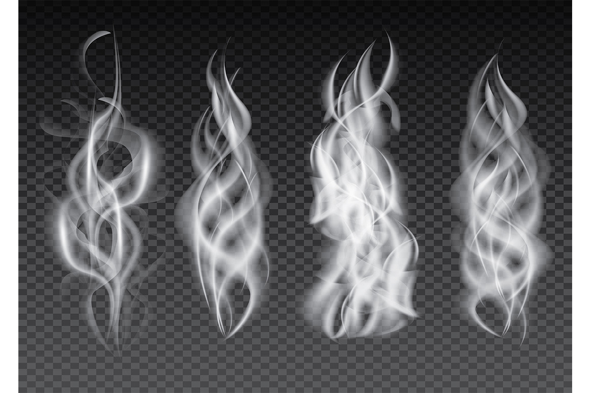 Smoke Set Isolated | Decorative Illustrations ~ Creative Market