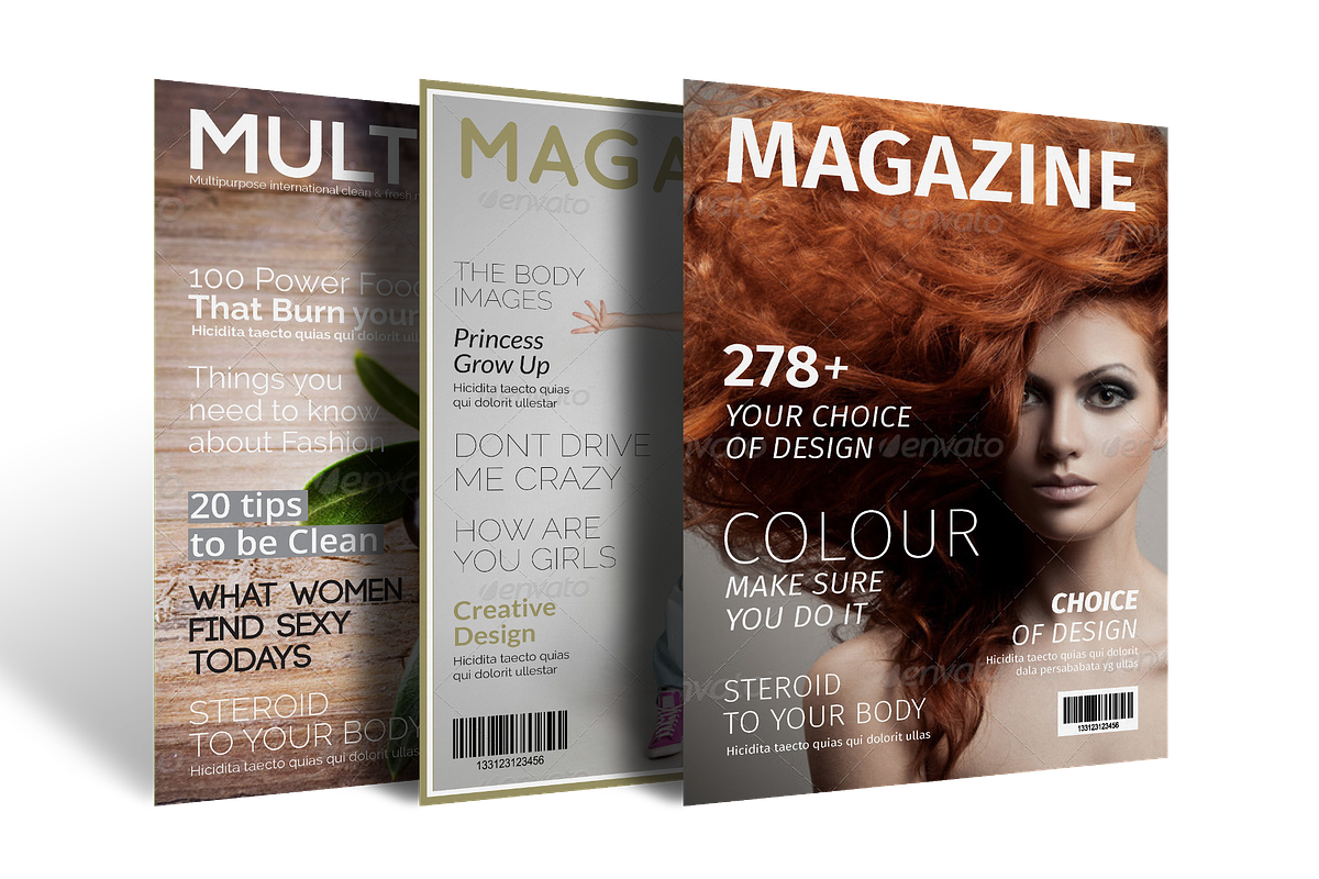 Extra Magazine Bundle, a Magazine Template by DesignCorner