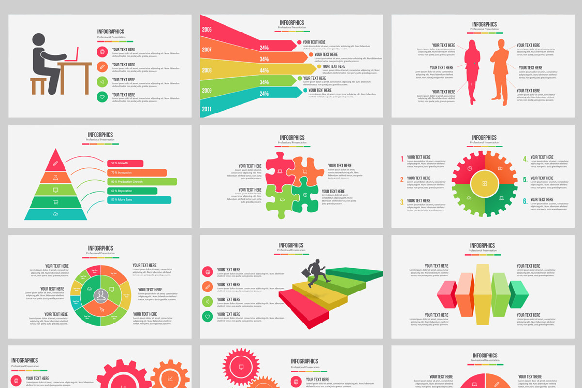 Business World Powerpoint Template, a Presentation Template by Creative ...