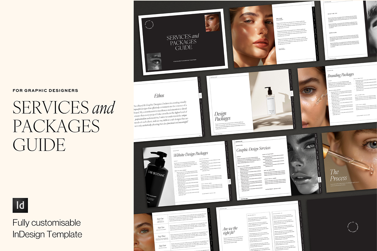 Services & Packages Guide Template for Graphic & Brand Designers