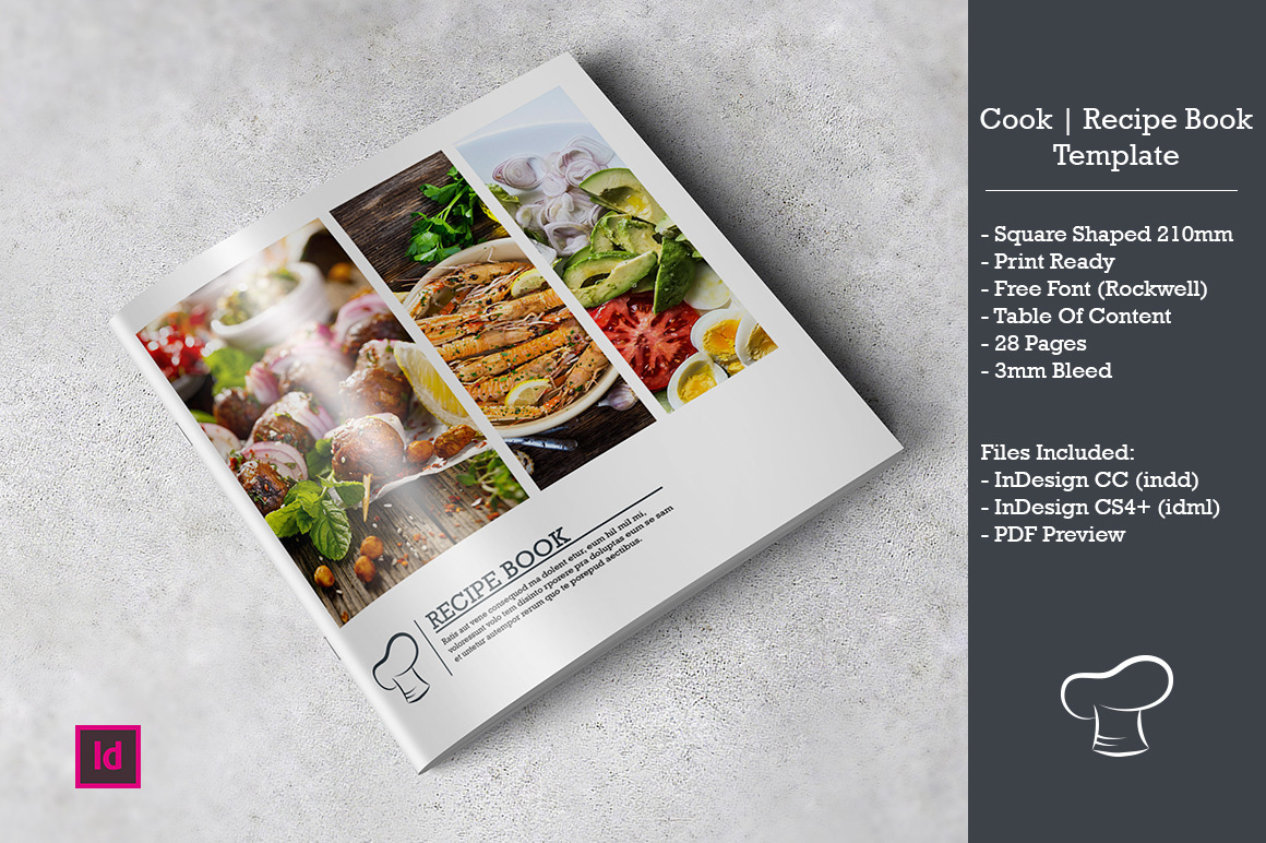 Recipe Cook Book Template, a Brochure Template by Machel Design