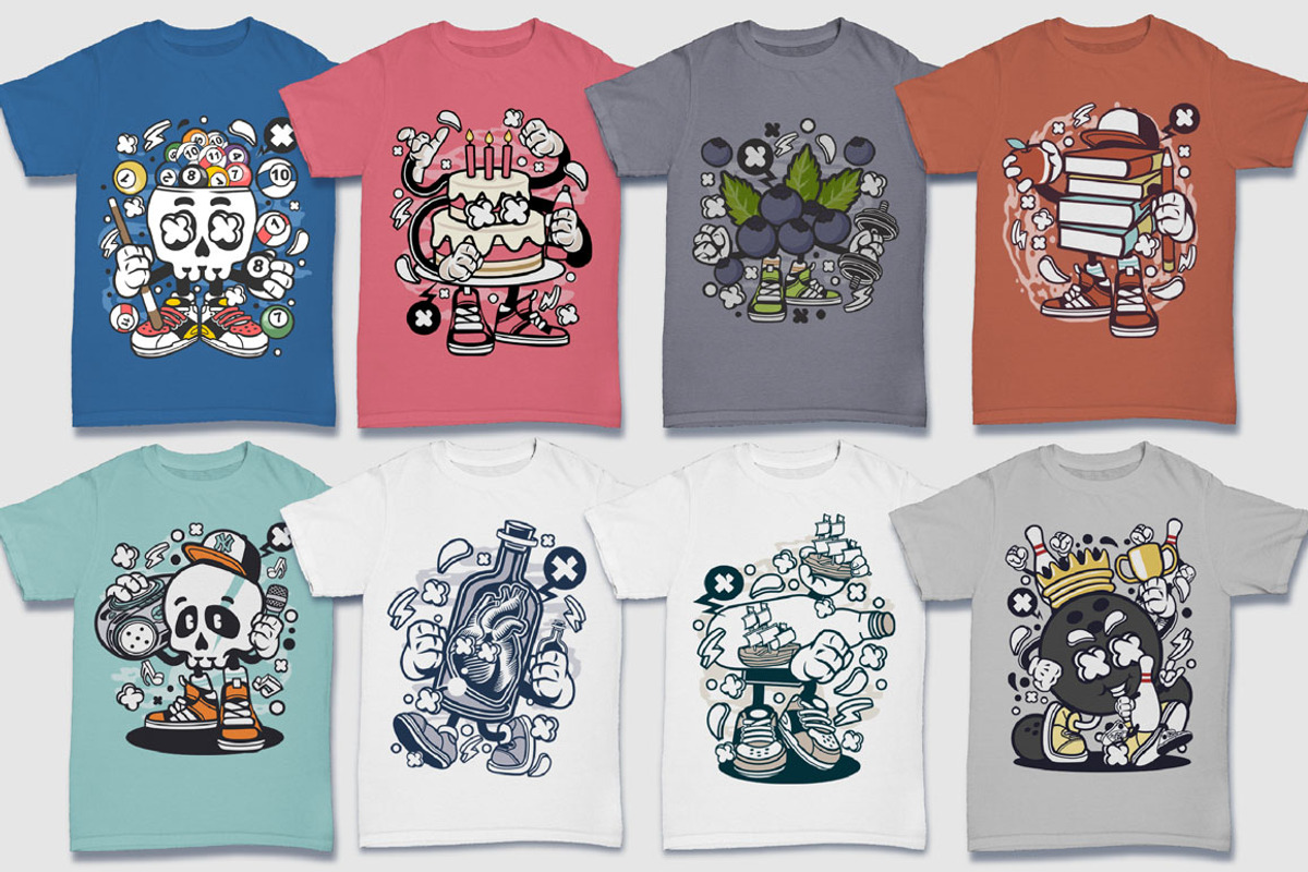 Cartoon Vector #4 Design Bundle, an Illustration by roach_graphic
