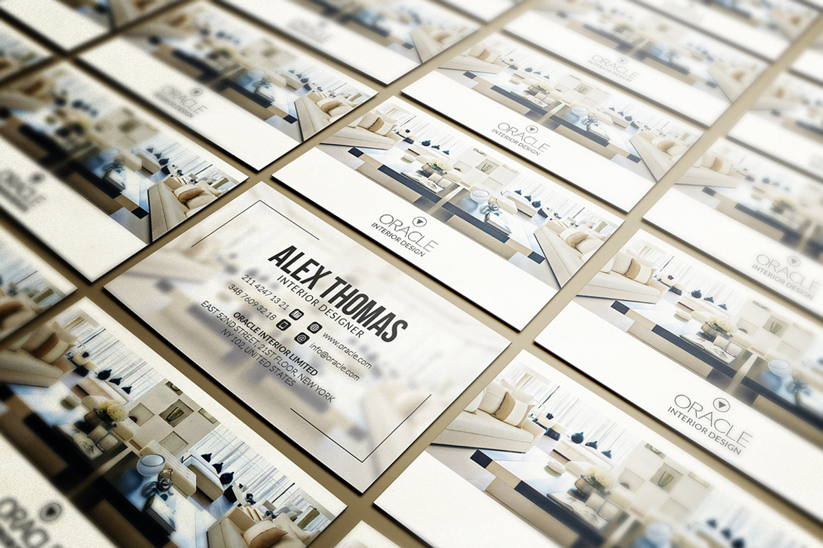 Interior Design Business Card, a Business Card Template by Marvel