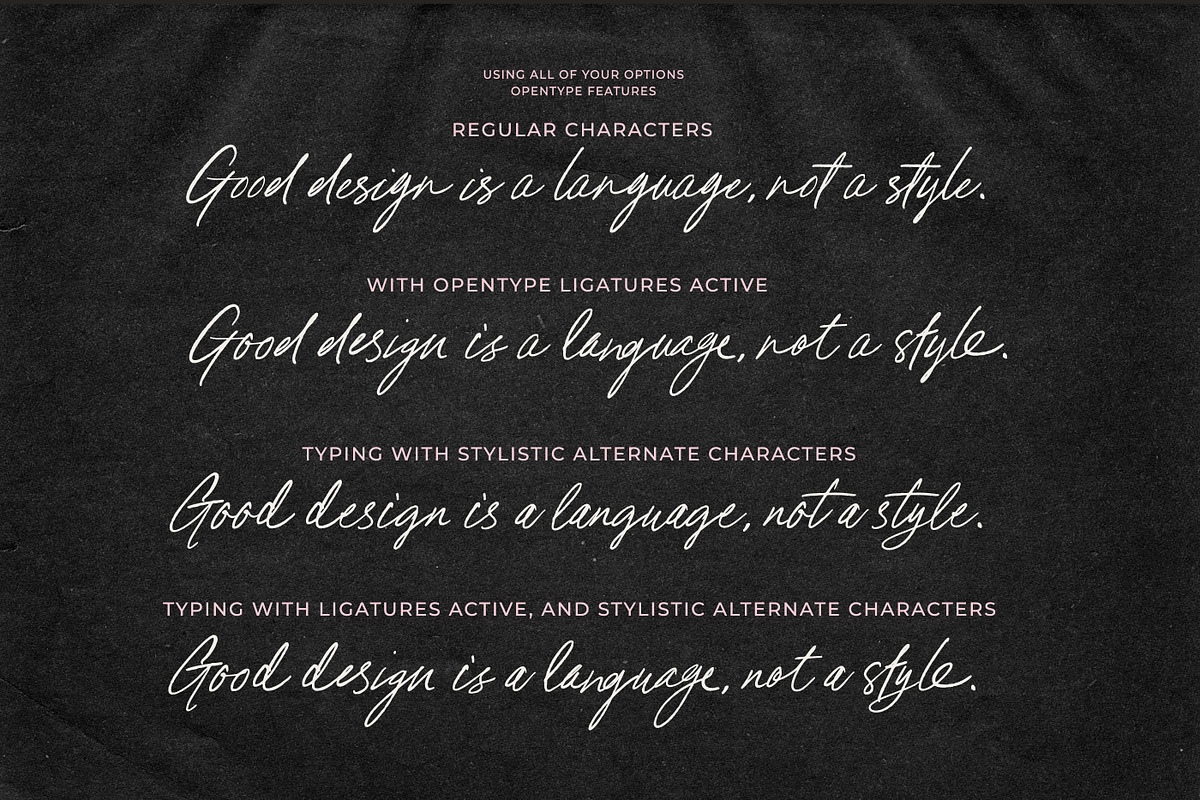 Pink Champagne Script - Nicky Laatz