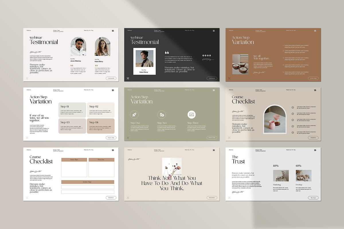 Webinar and Course Slides Template, a Presentation Template by ...