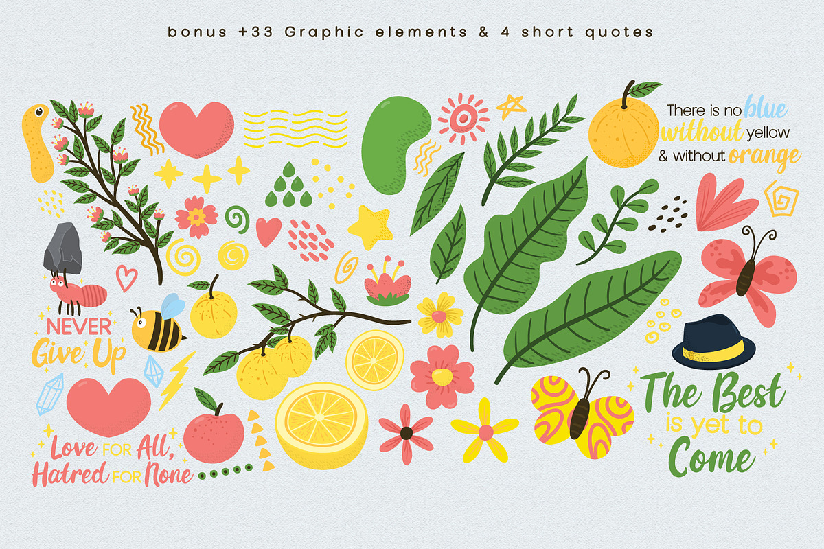 Yuzu The Yellowish Font Duo, a Script Font by LTNG STUDIO