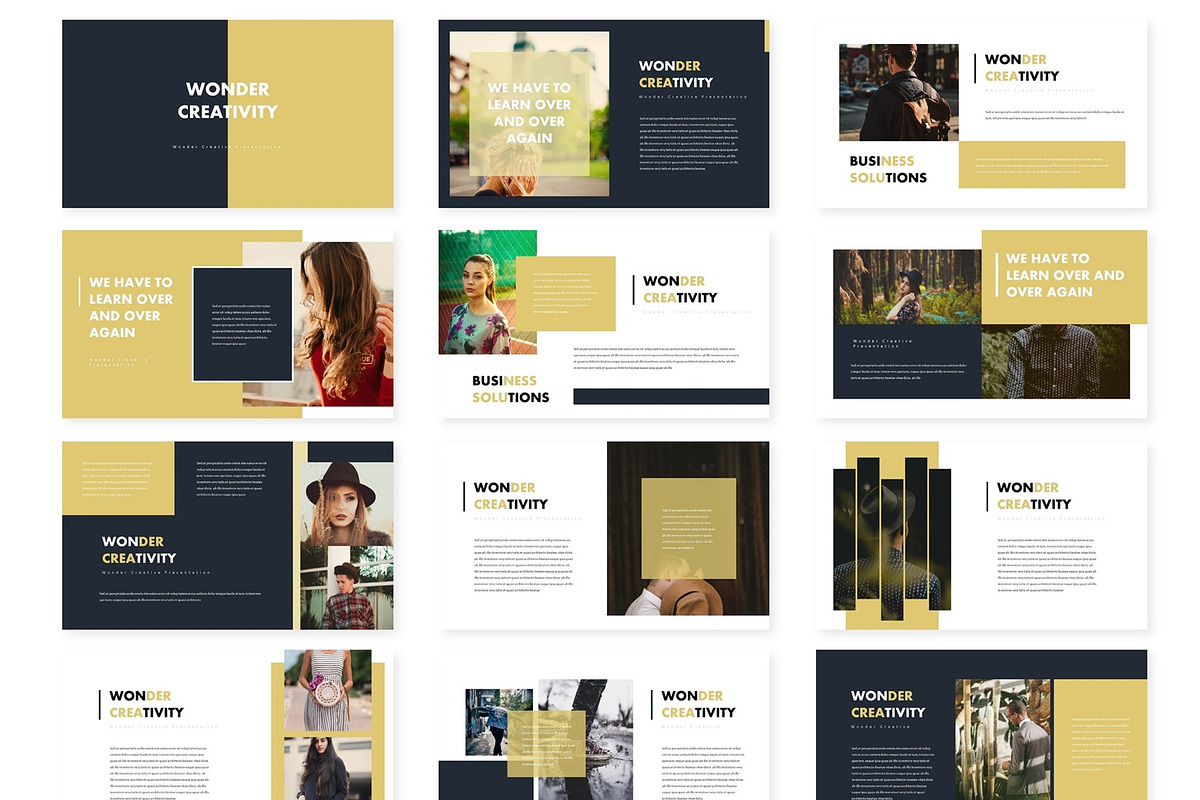 Wonder - Google Slides Template, a Presentation Template by AQR Studio ...