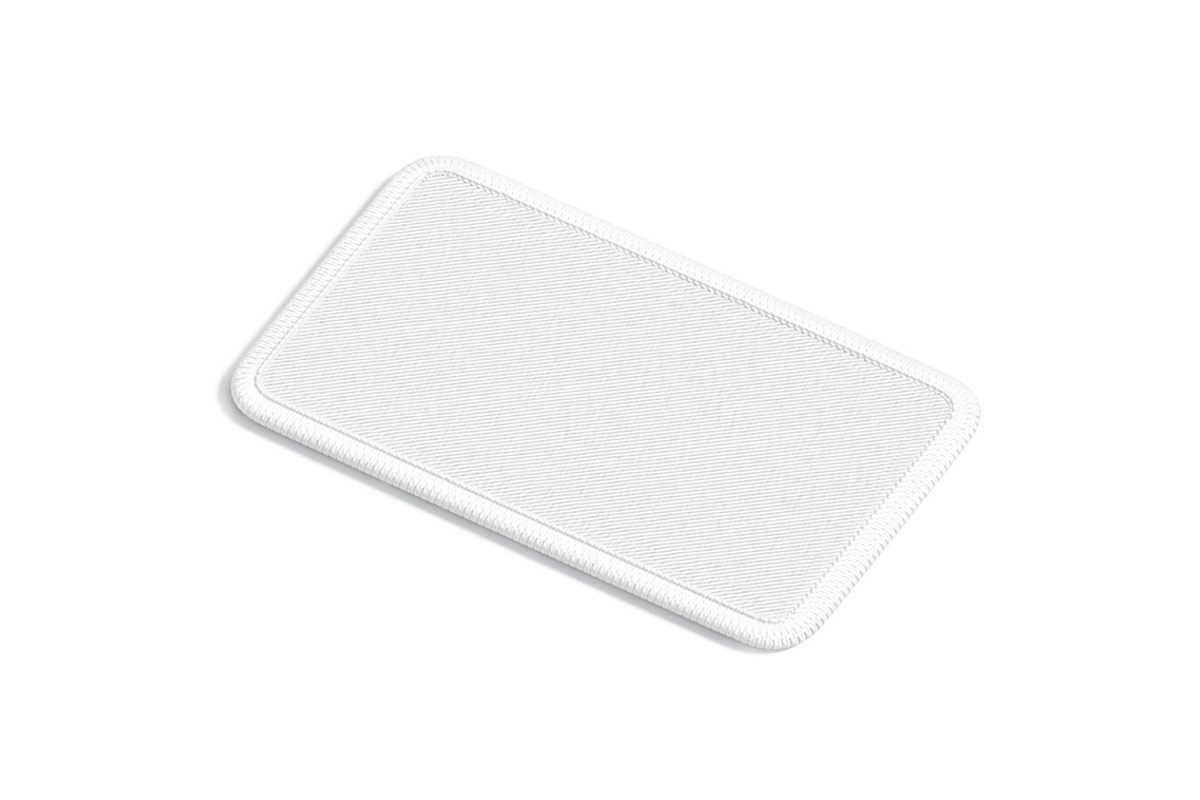 White Rectangular Patch 3D Model, an Object 3D Model by rebrandy ...