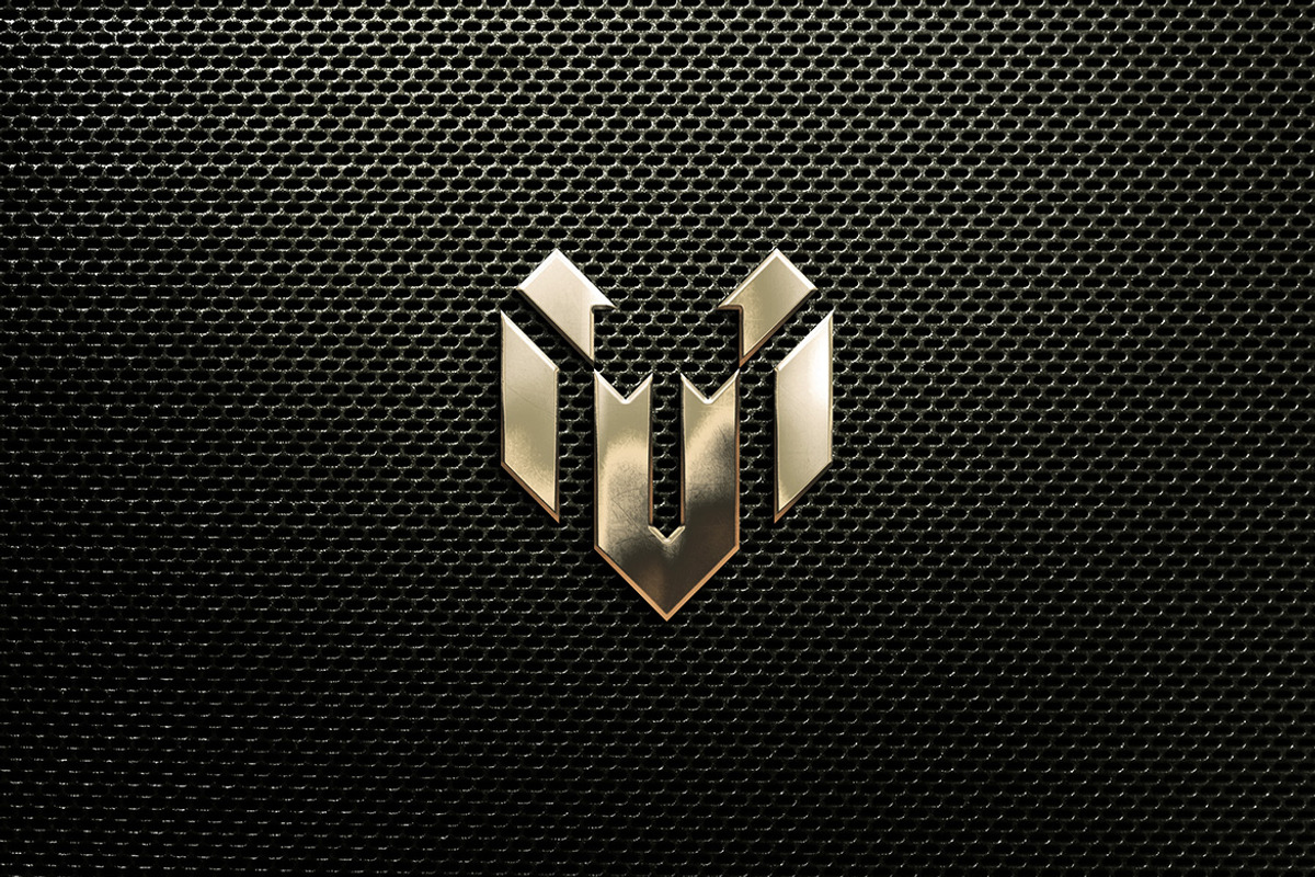 Logo Mockup Realistic Metal Texture, a Mockup by Modaldesain
