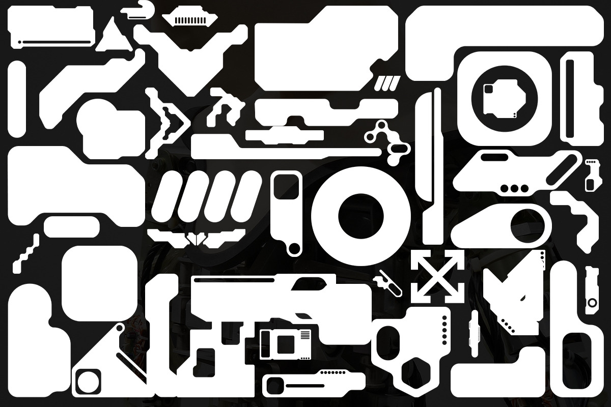 Cyber Glass - Shapes, a Texture Graphic by saintricchi